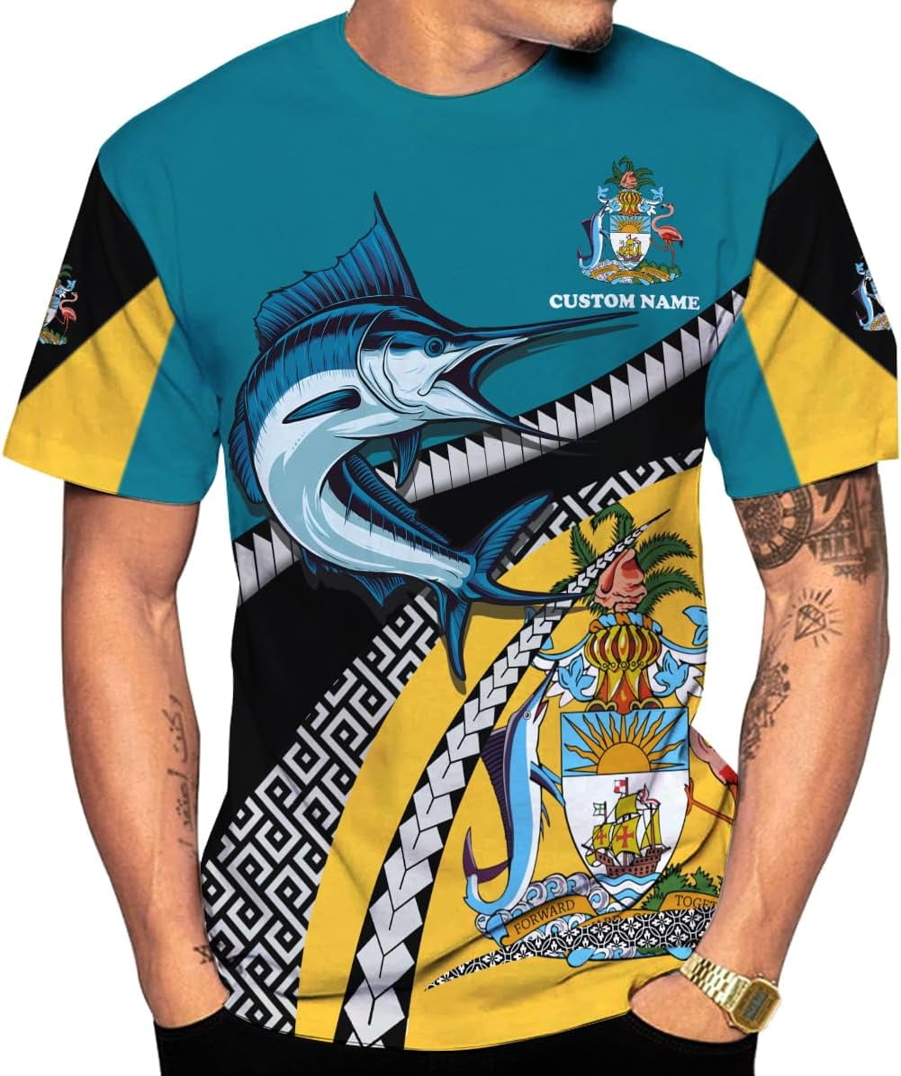 Personalized Bahamas Shirt 3D Custom Bahamas Flag Shirt for Men and ...
