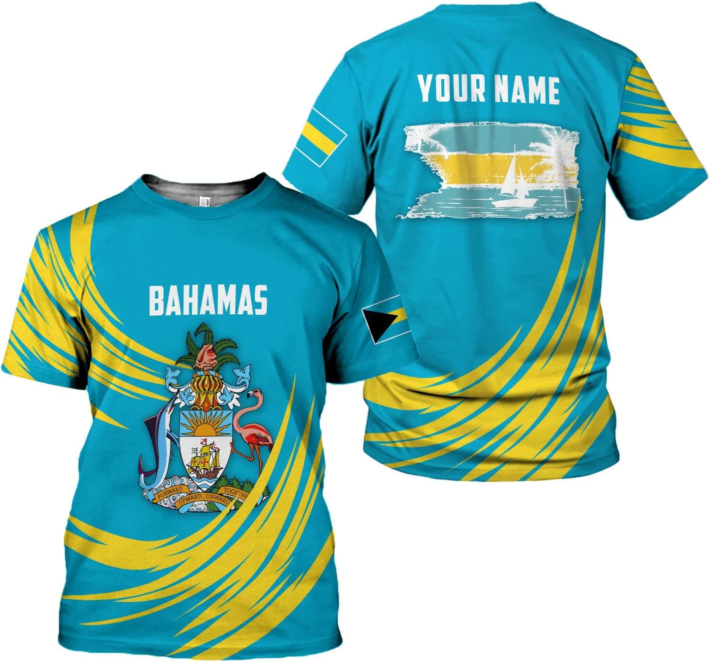 Personalized Bahamas Tshirt, Bahamas Souvenir Shirts Bahamian Shirt in ...