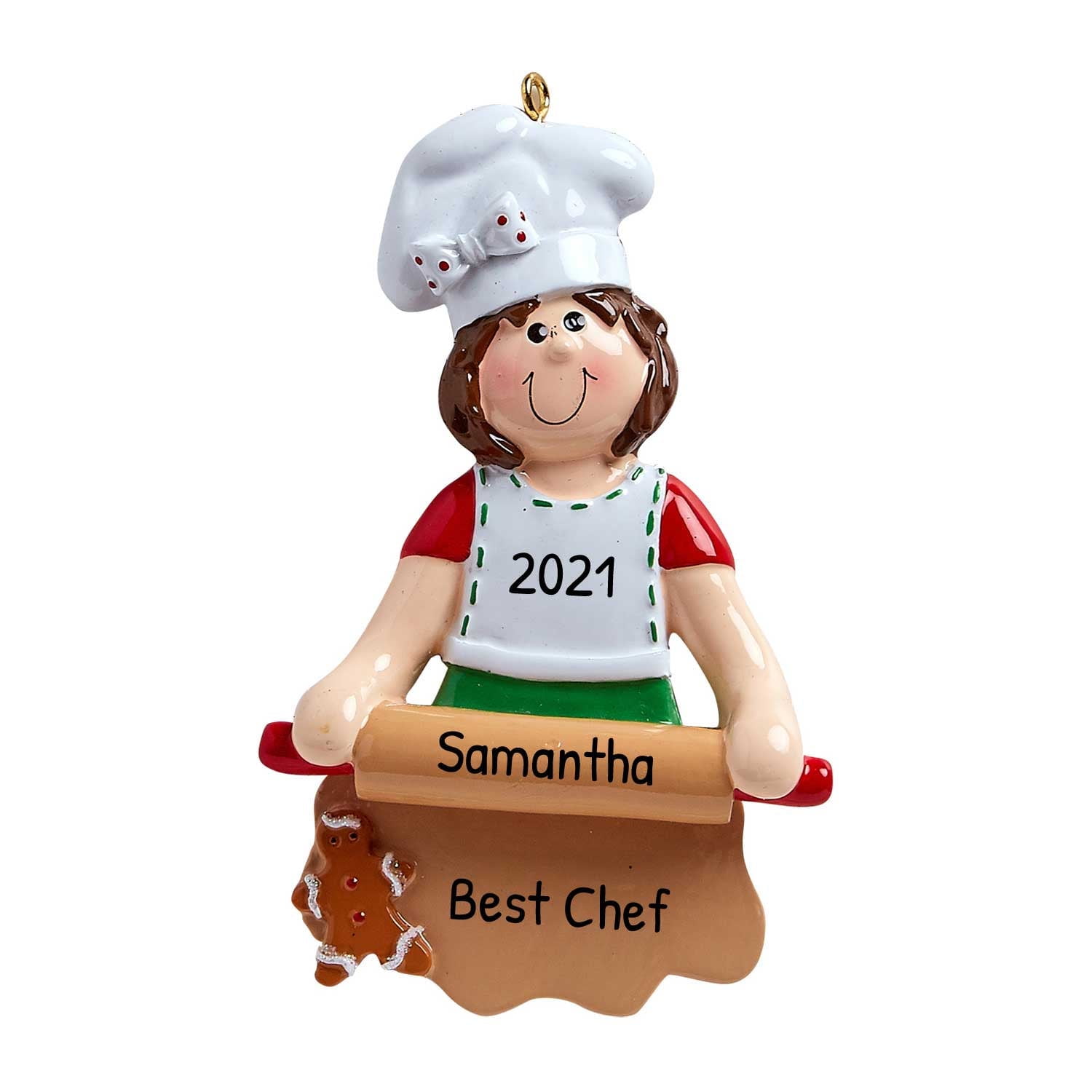 Personalized Baker Christmas Ornament 2024 - Custom Pastry Chef Baker ...