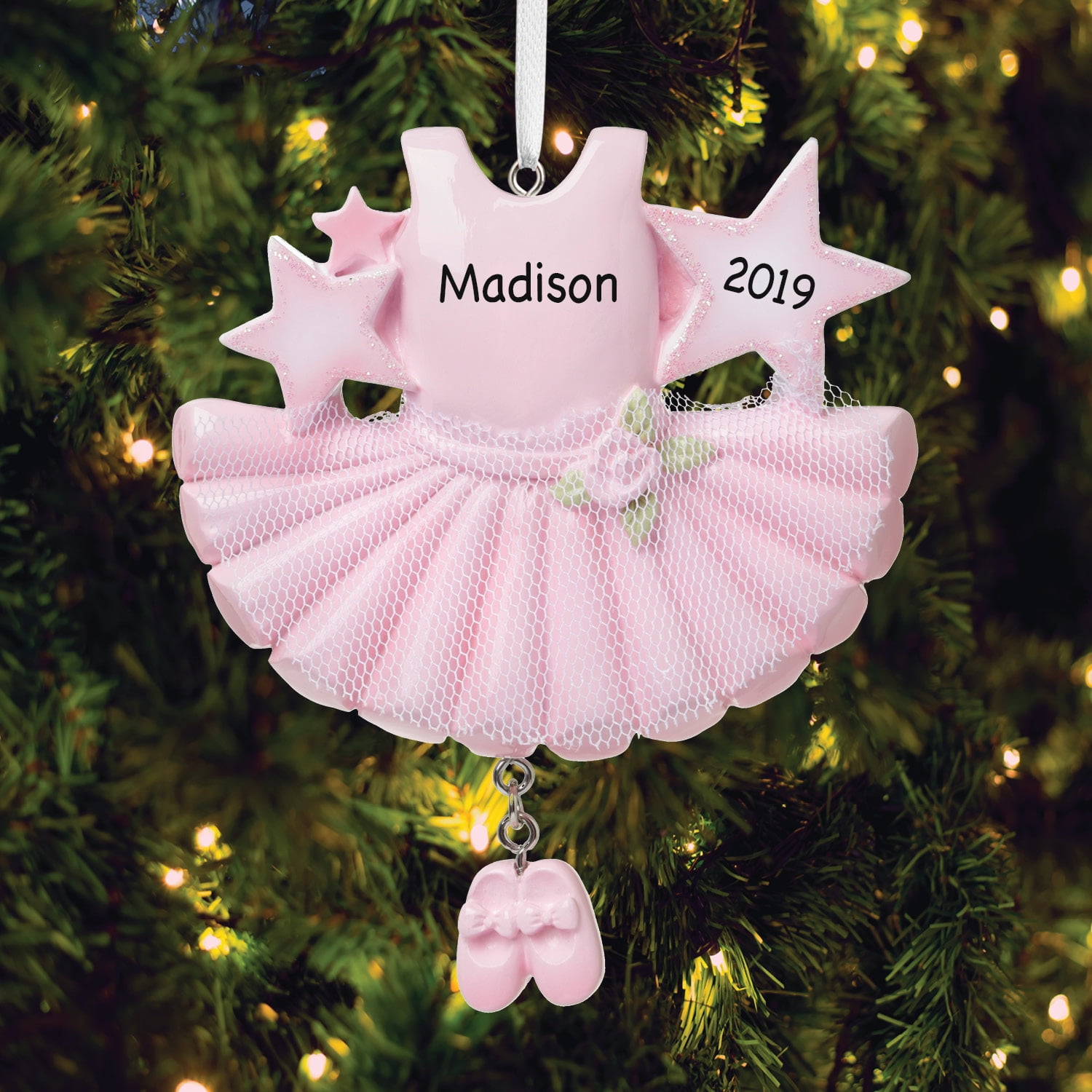 Personalized Ballerina Tutu Christmas Tree Ornament - Walmart.com