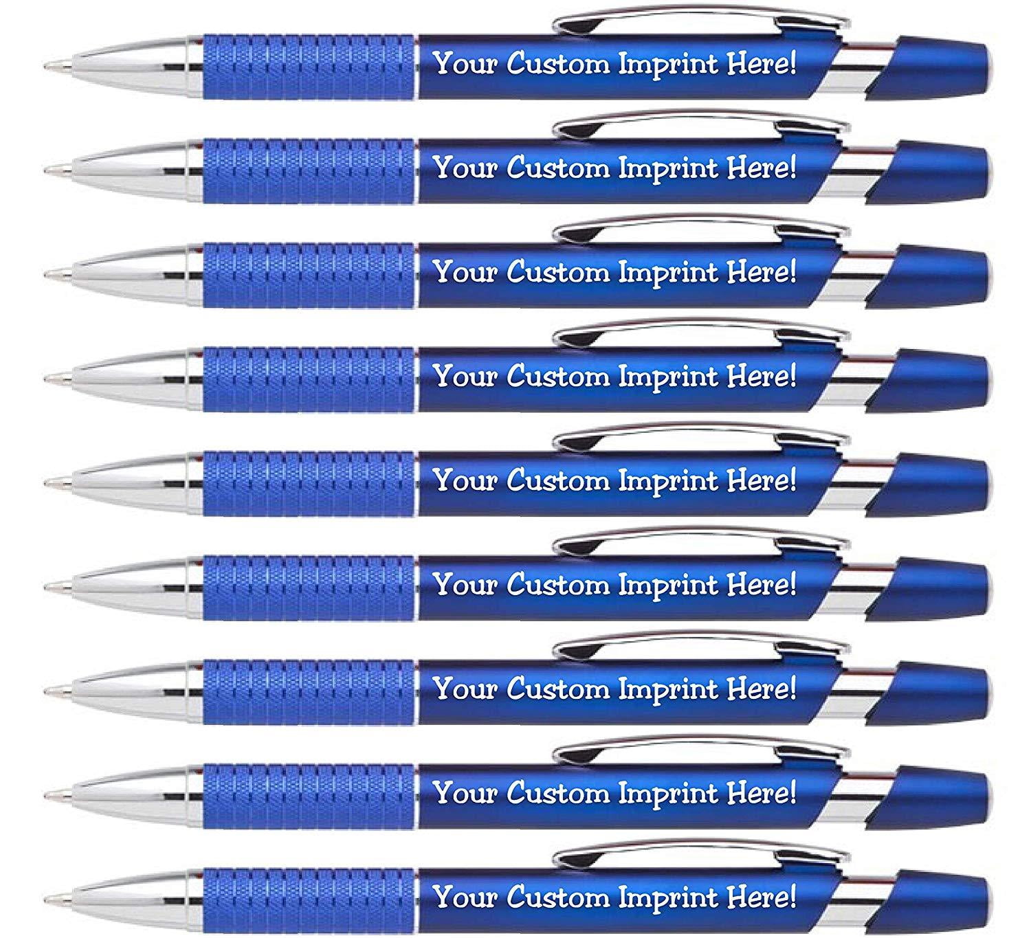 Personalized Ballpoint Pens Click action Custom Black writing ink - The ...