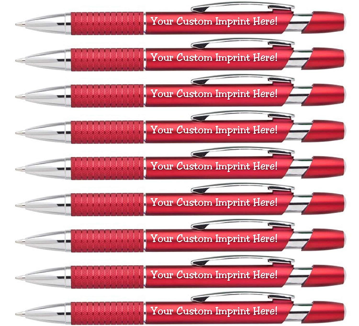 Personalized Ballpoint Pens Click action Custom Black writing ink - The ...