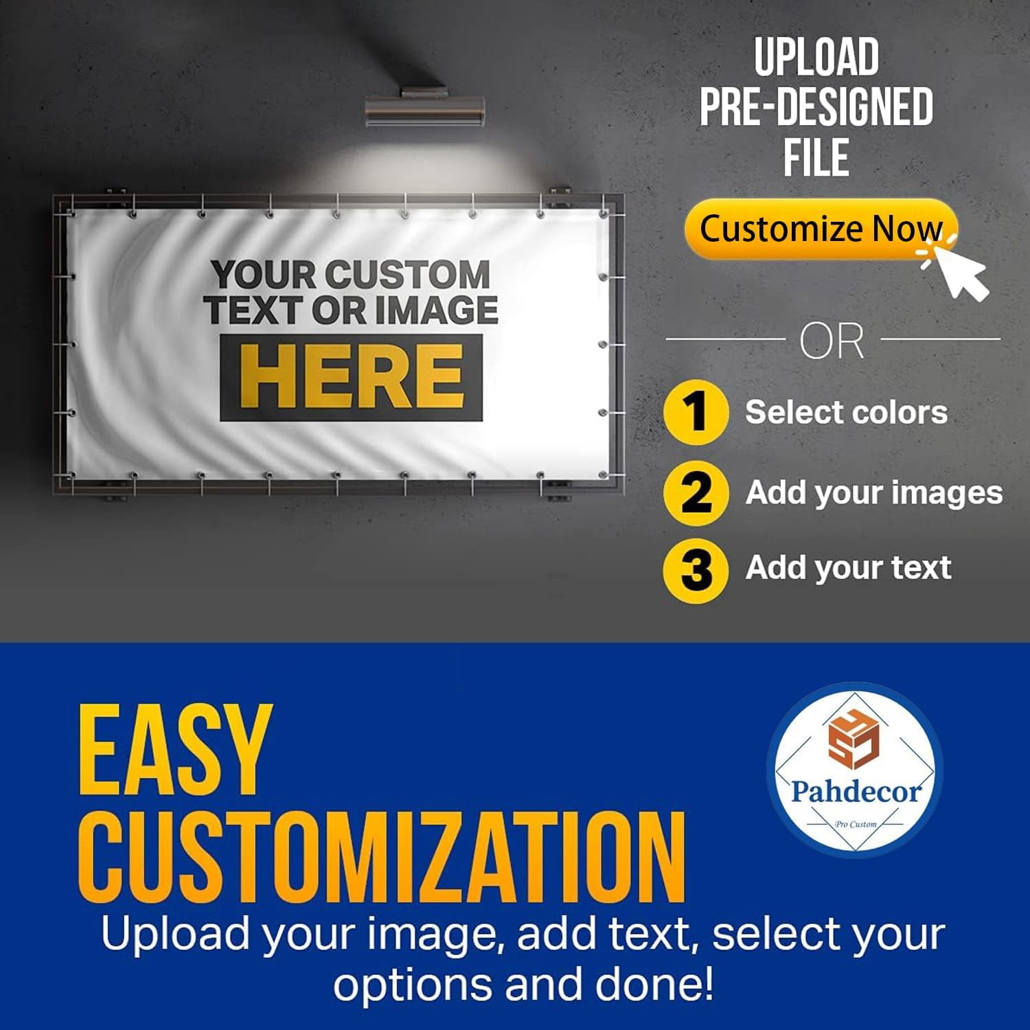 Personalized Banners Custom Vinyl Banner For Business Storefront ...