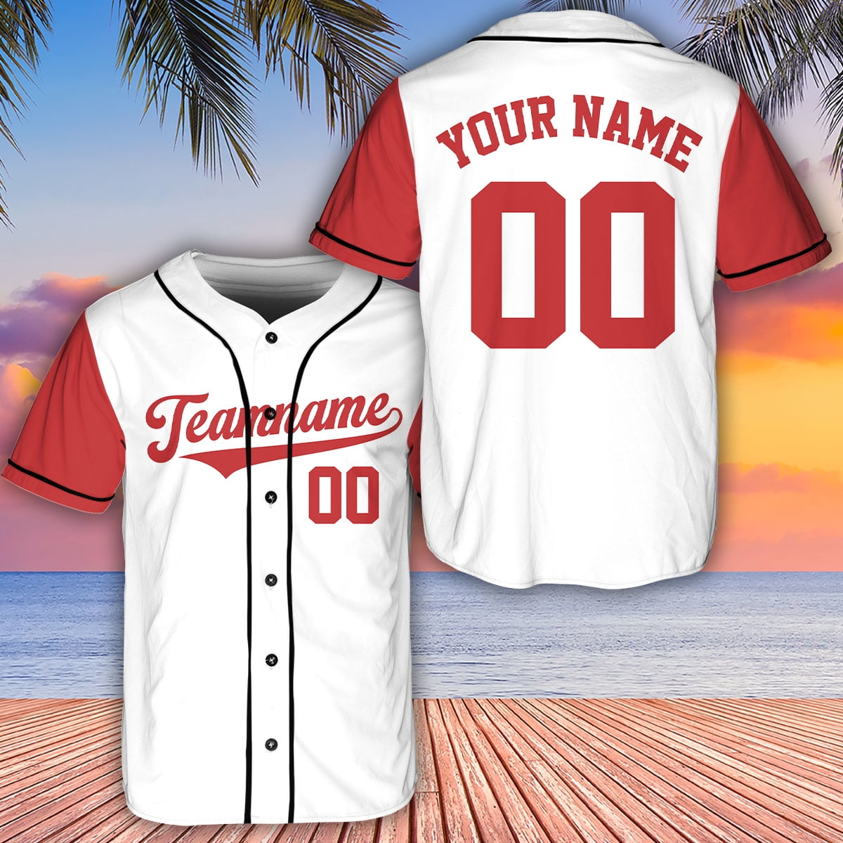 Personalized Baseball Jersey Shirt, Group Matching Jersey, Team Sport ...
