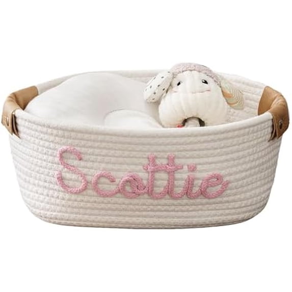 Personalized Basket, Custom Shower Basket , Customize Name Basket Set ...
