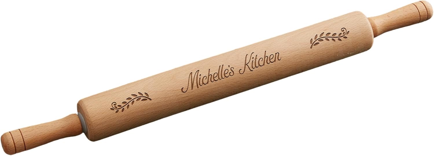 Personalized Beechwood Rolling Pin - Walmart.com