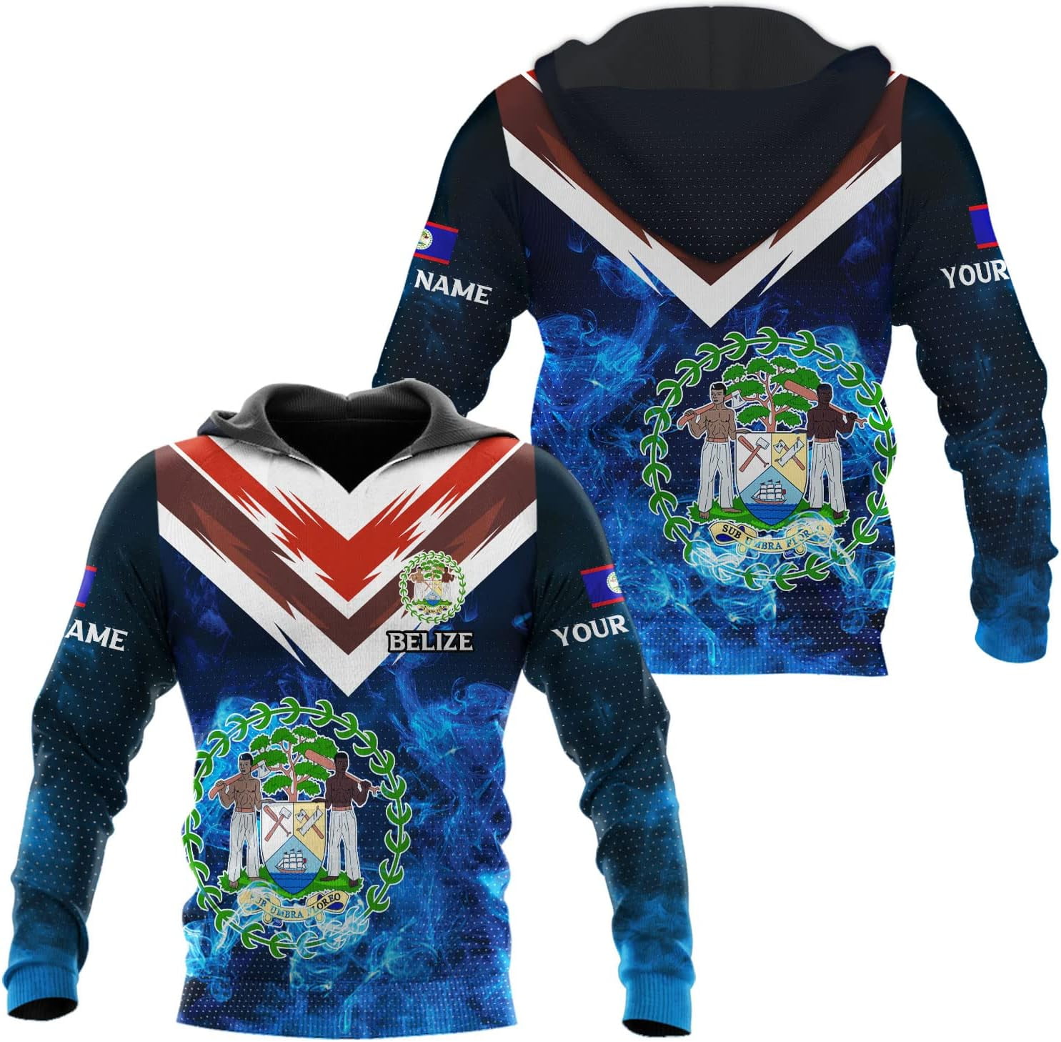Personalized Belize Shirt for Men and Women, Coat of Arms of Belize ...