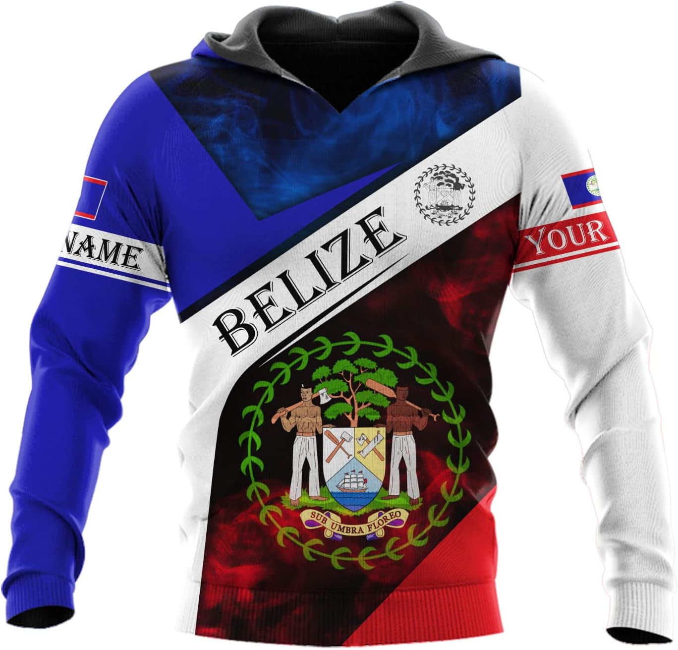 Personalized Belize Shirt for Men and Women, Coat of Arms of Belize ...
