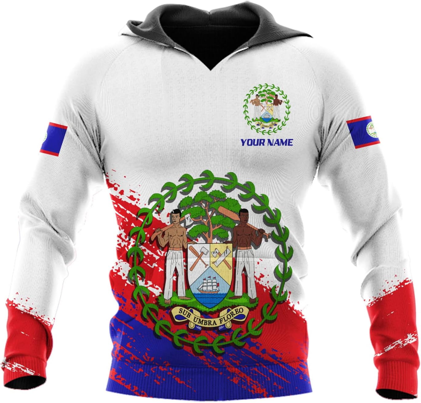 Personalized Belize Shirt for Men and Women, Coat of Arms of Belize ...
