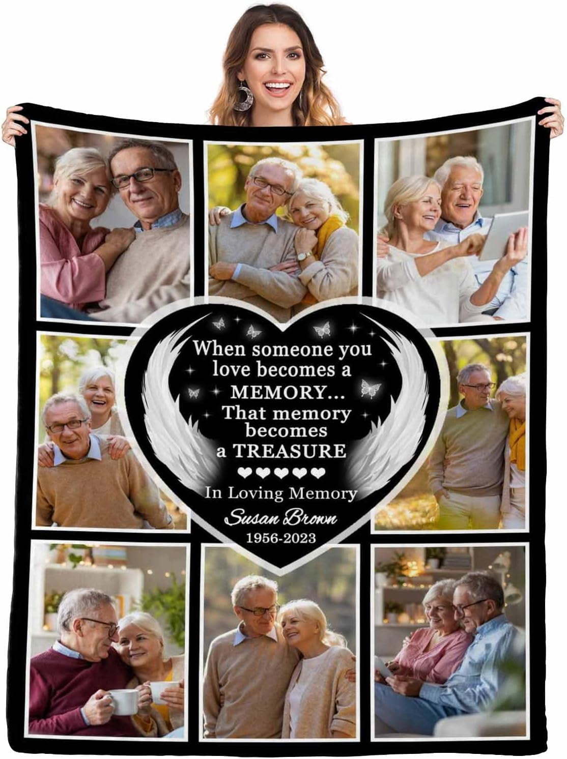 Personalized Bereavement Blanket Keeping Their Memory Alive, Forever in ...