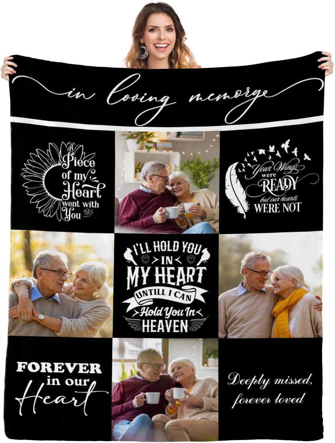 Personalized Bereavement Blanket Keeping Their Memory Alive, Forever in ...