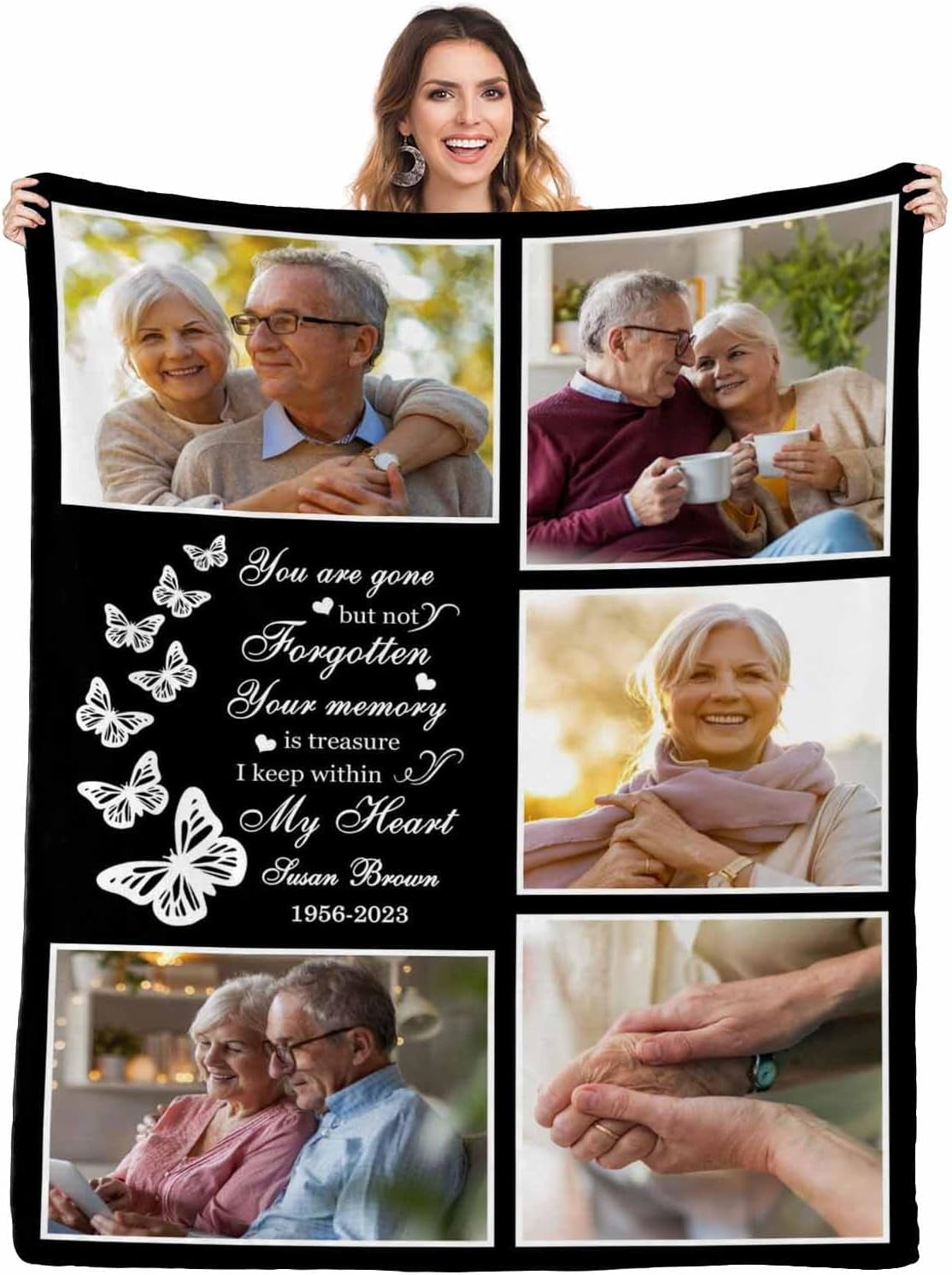 Personalized Bereavement Blanket Keeping Their Memory Alive, Forever in ...