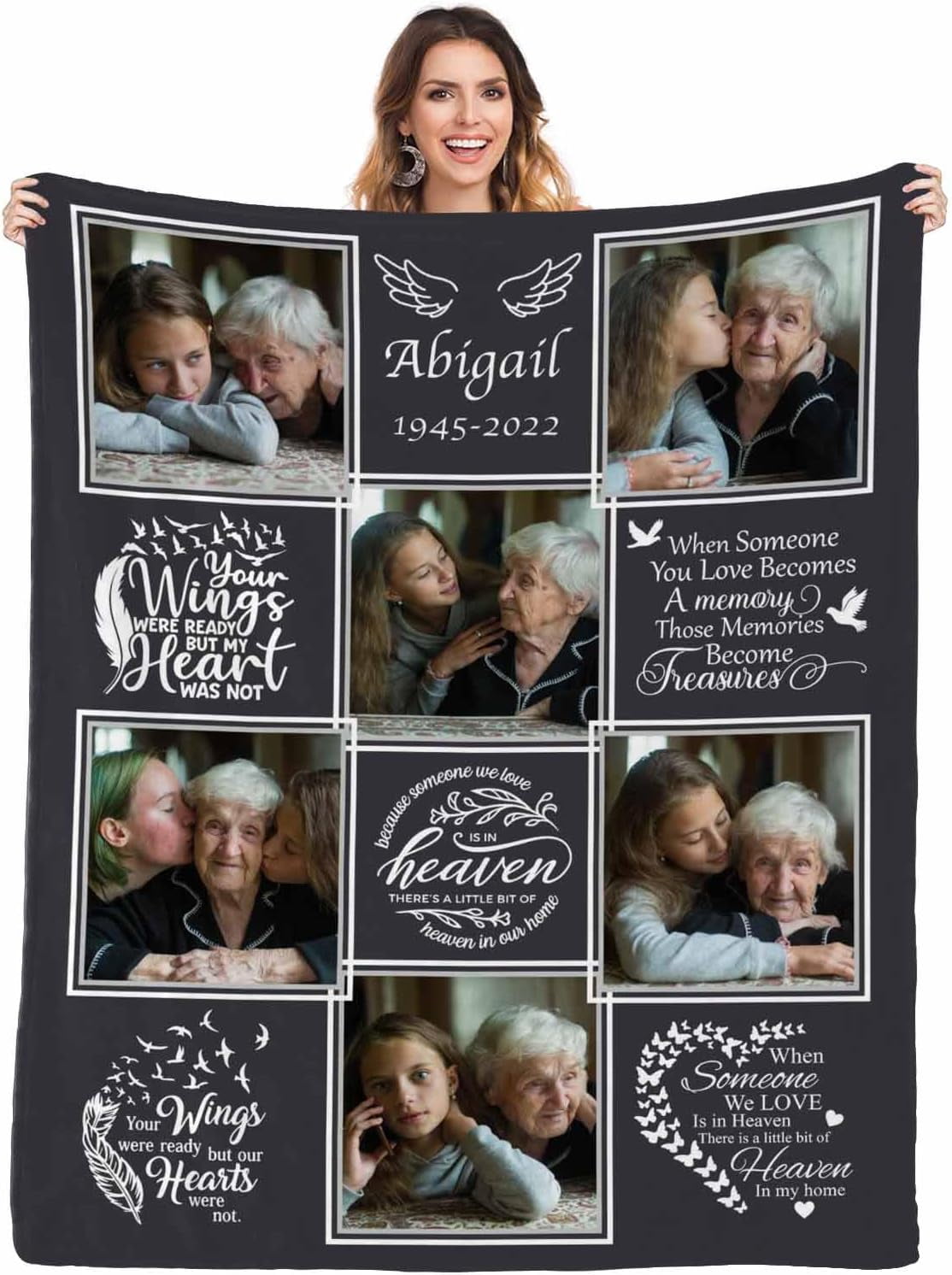 Personalized Bereavement Blanket Keeping Their Memory Alive, Forever in ...
