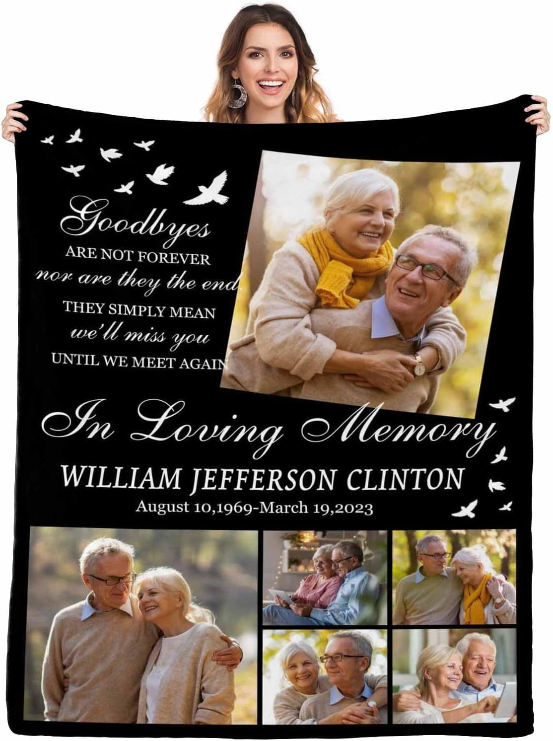 Personalized Bereavement Blanket Keeping Their Memory Alive, Forever in ...