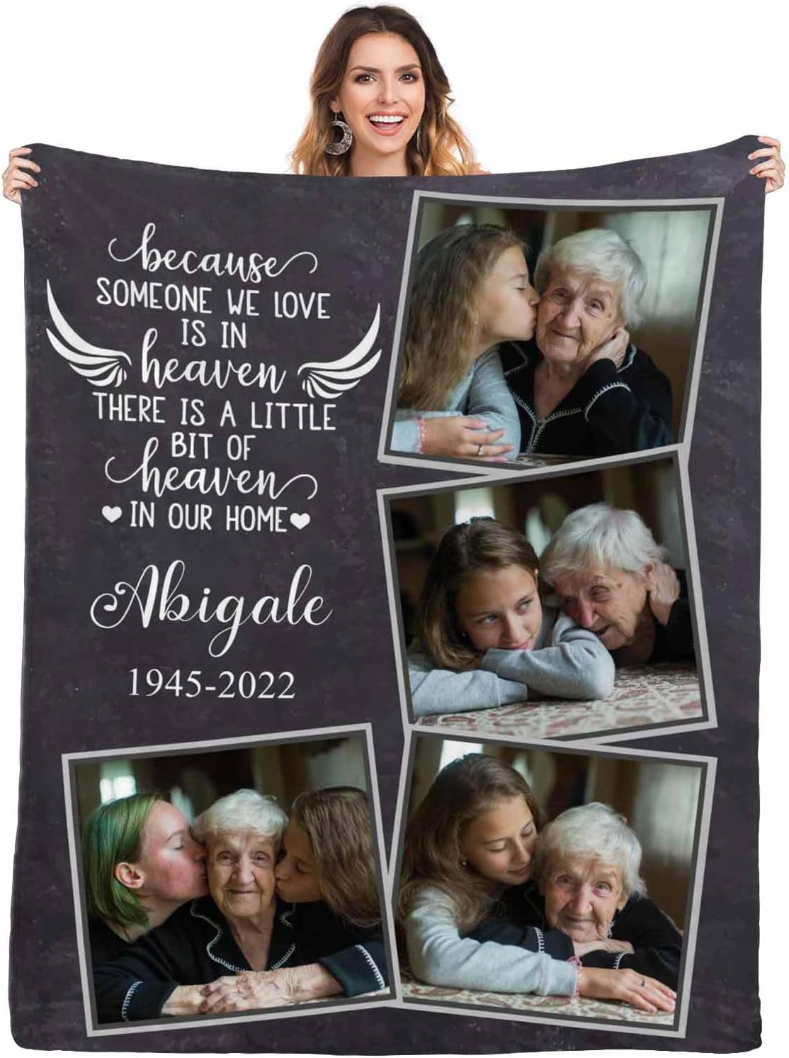 Personalized Bereavement Blanket Keeping Their Memory Alive, Forever in ...
