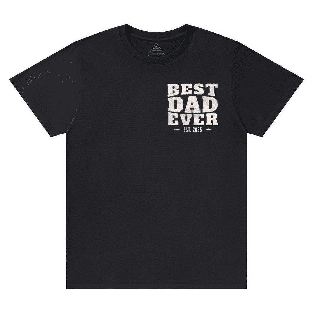 Personalized Best Dad T-Shirt – Customizable Father’s Day Gift Tee ...