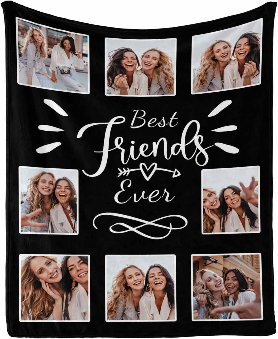 Personalized Best Friends Birthday for Women, Friendship Blanket and ...