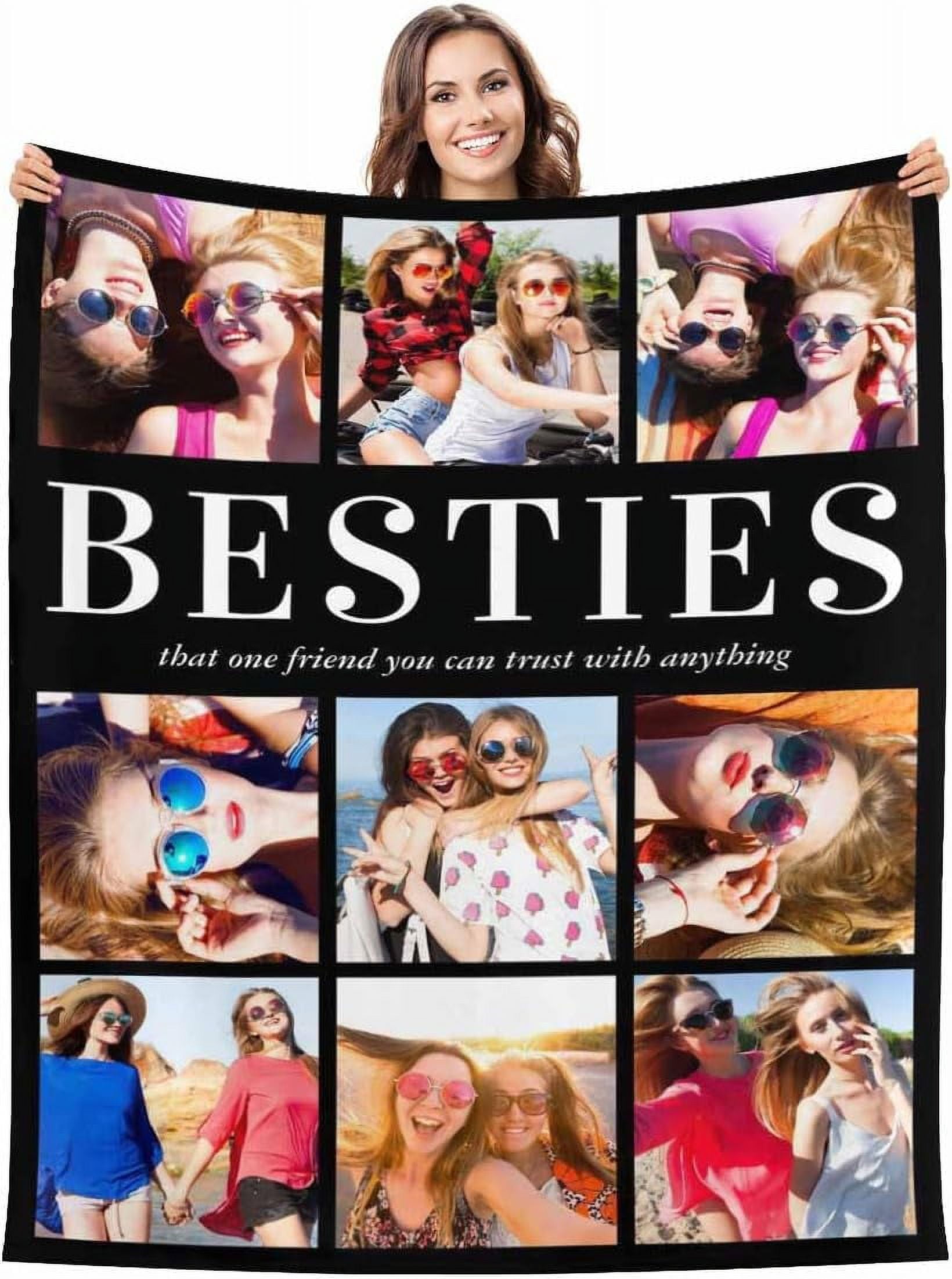 Personalized Best Friends Birthday for Women, Friendship Blanket and ...
