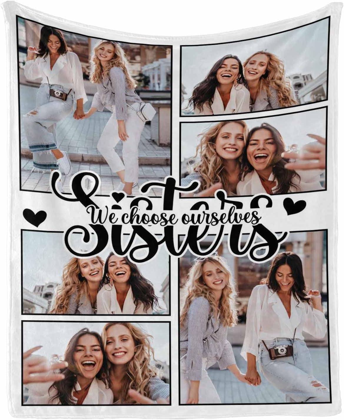 Personalized Best Friends Birthday for Women, Friendship Blanket and ...