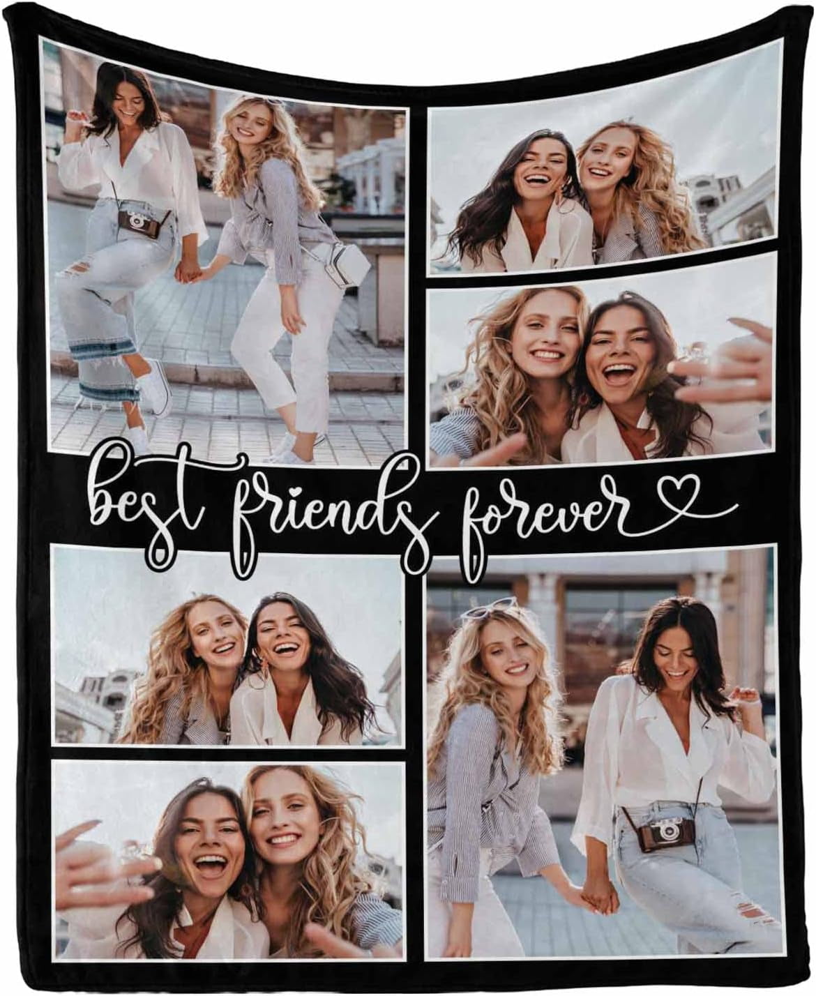 Personalized Best Friends Birthday for Women, Friendship Blanket and ...