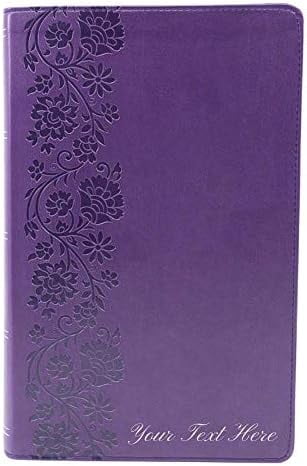 Personalized Bible Custom Text Your Name NKJV End-of-Verse Reference ...