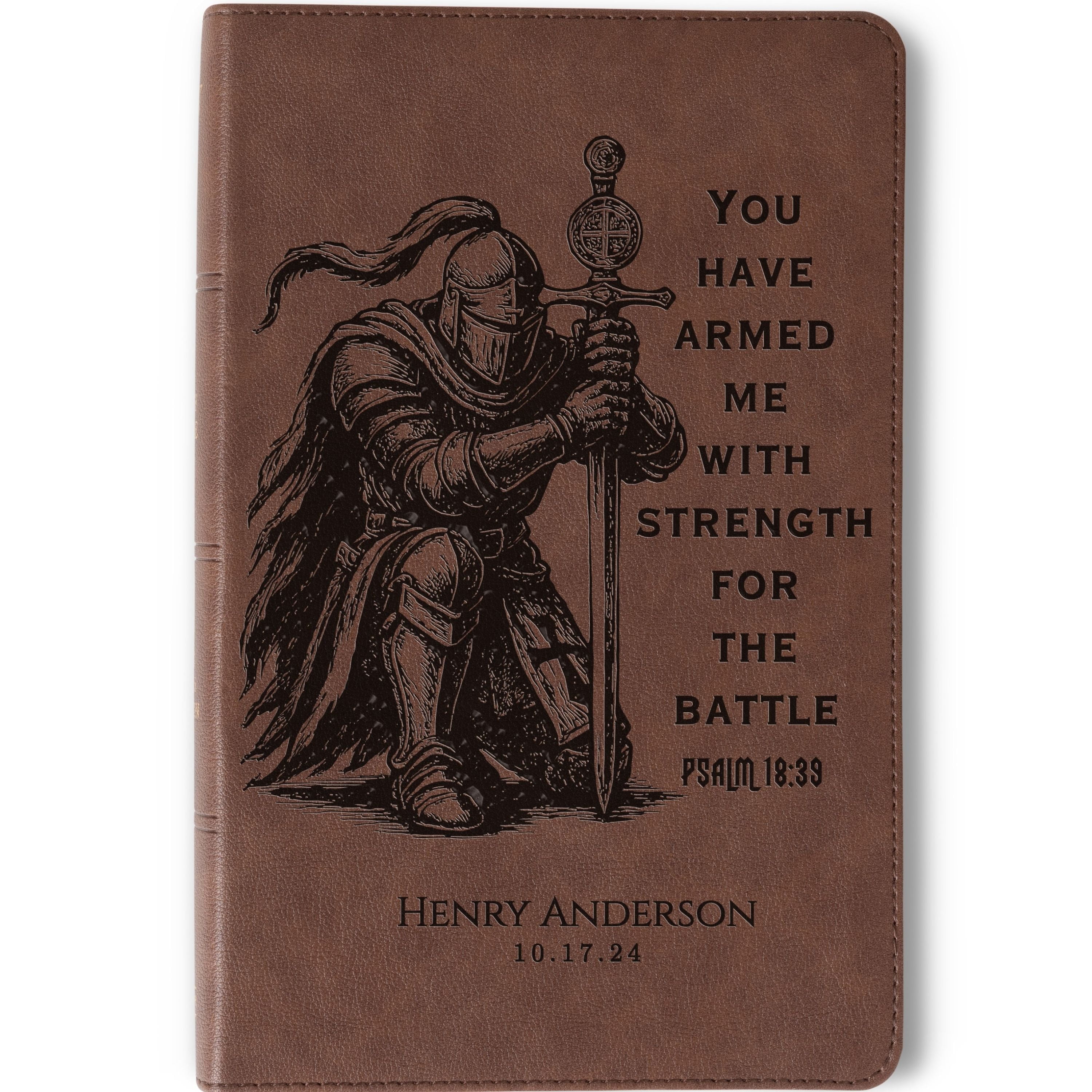 Personalized Bible for Men, KJV Single-Column Bible, Custom Bible ...