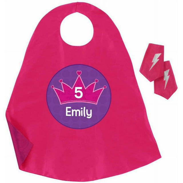 Personalized Birthday Princess Cape and Cuff Set - Walmart.com