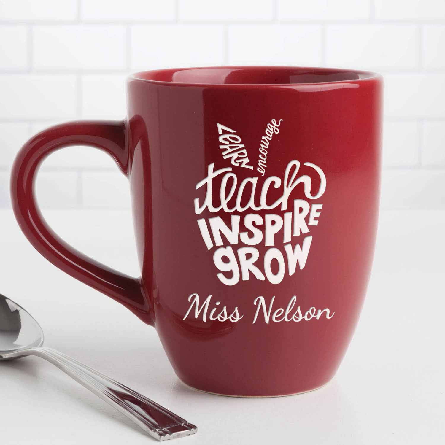 Personalized Bistro 14.5 oz Coffee Mug For Teacher - Walmart.com