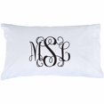 Personalized Black Monogram Pillowcase - Walmart.com