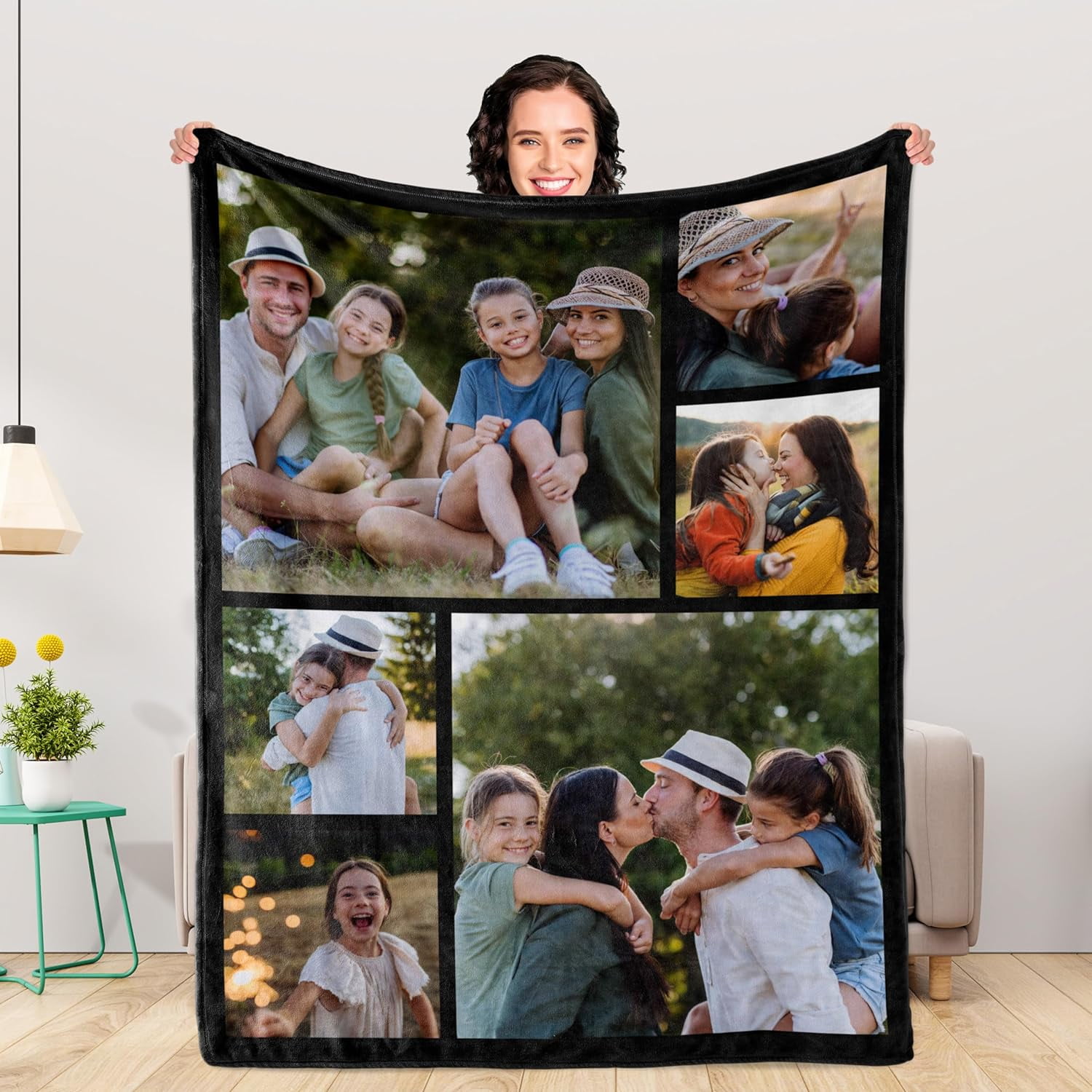 Personalized Blankets and Throws Custom Blankets with Photo Text ...