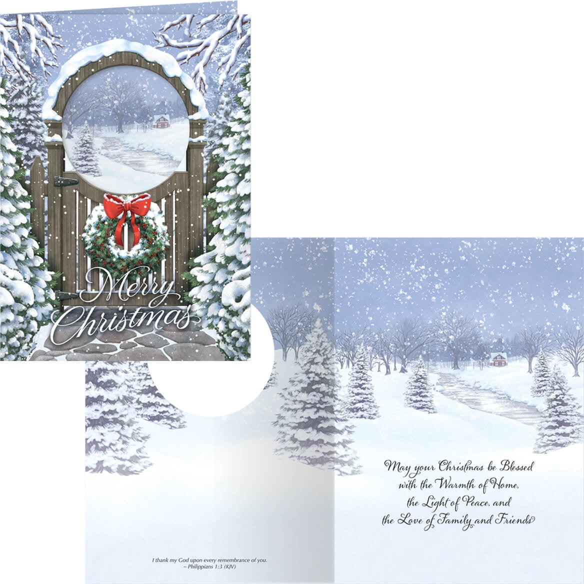 Blessings of Christmas Cards set of 20 - Walmart.com
