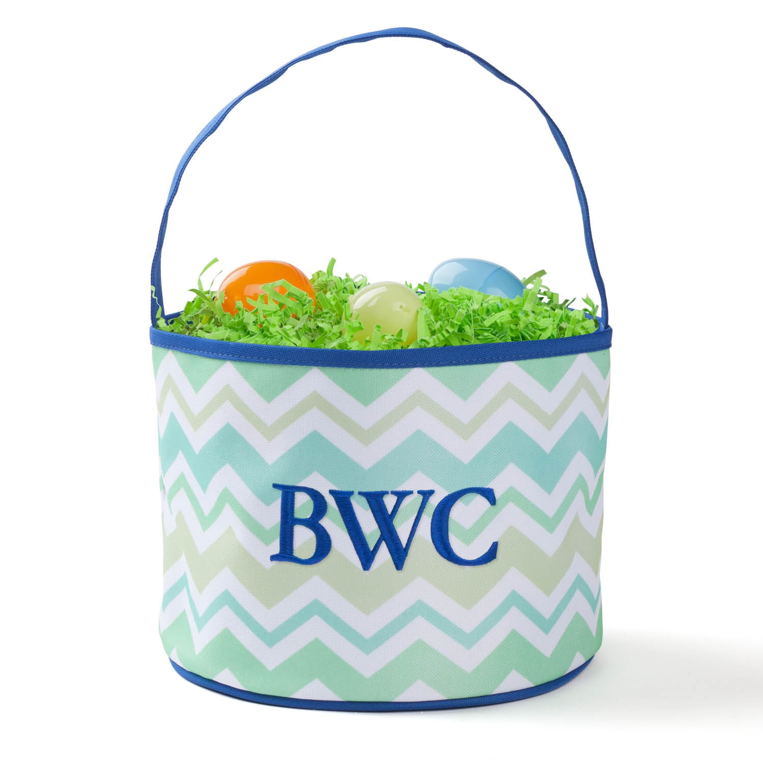 Personalized Blue Easter Bucket Bag ? Monogram - Walmart.com