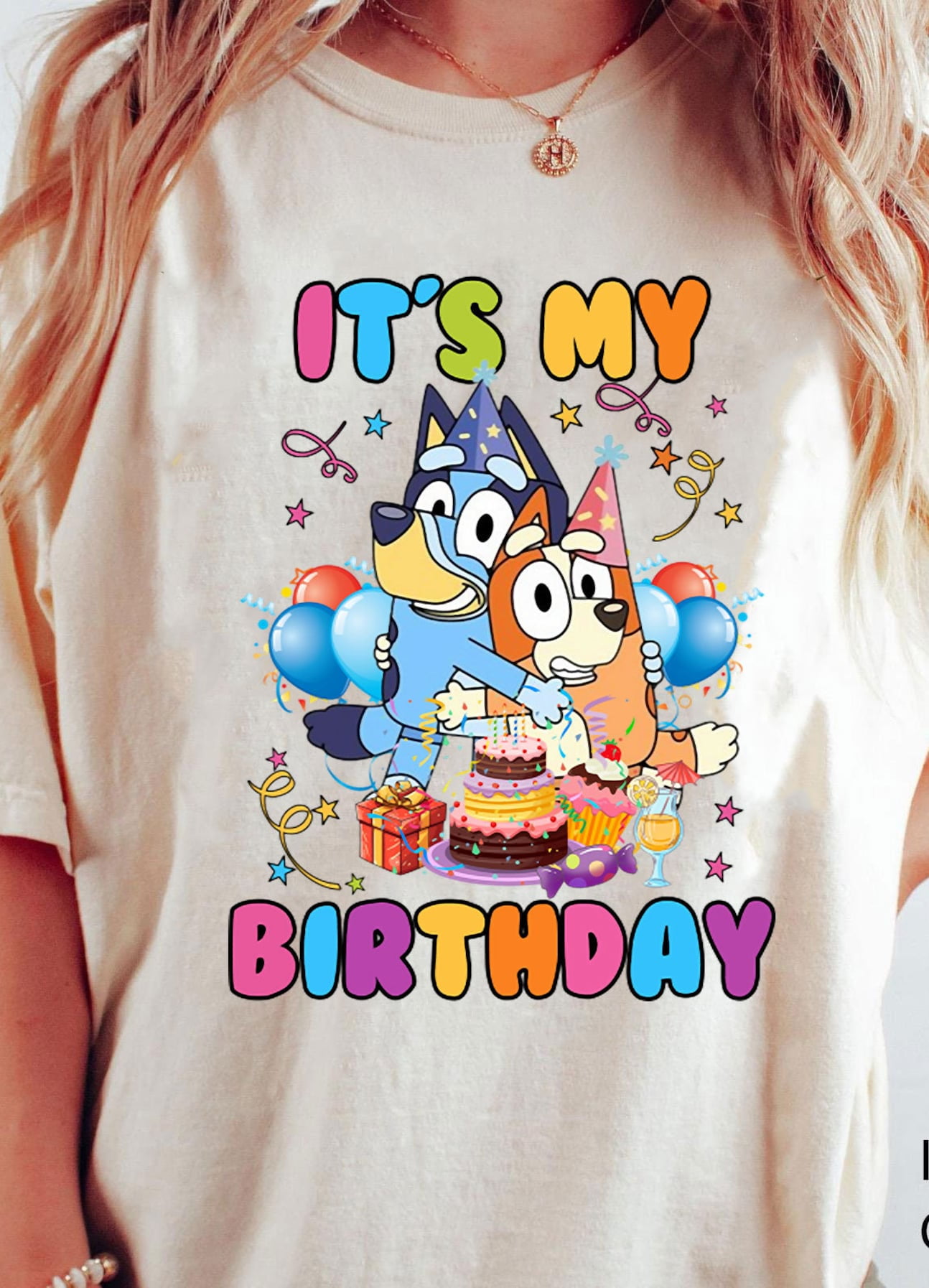 Personalized Bluey Birthday Shirt, Vintage 2000s Bluey Family Shirt ...