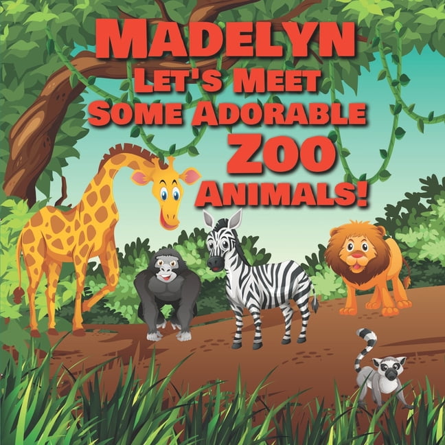 Personalized Books for Kids Madelyn Let's Meet Some Adorable Zoo ...