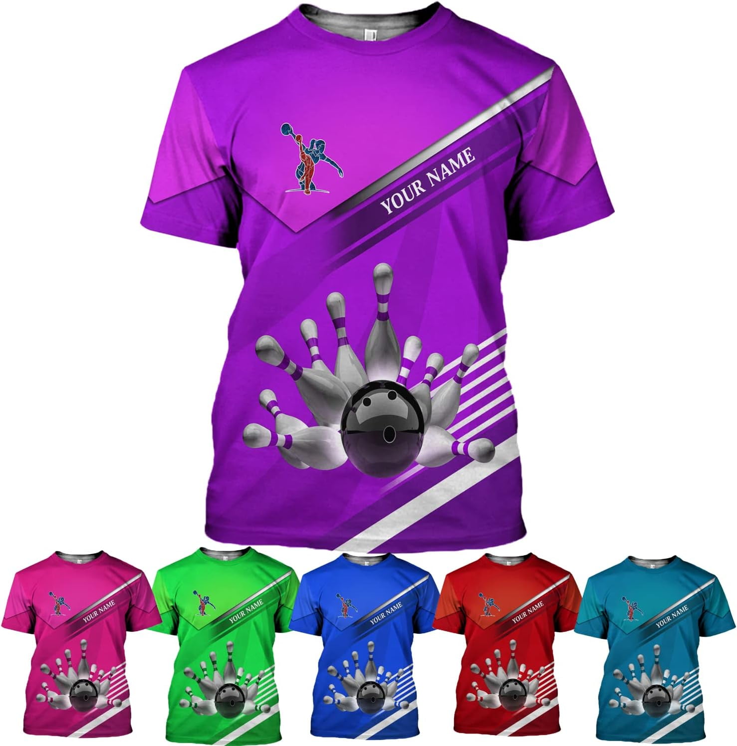 Personalized Bowling Shirts for Men and Women 3D, Bowling Shirts with ...