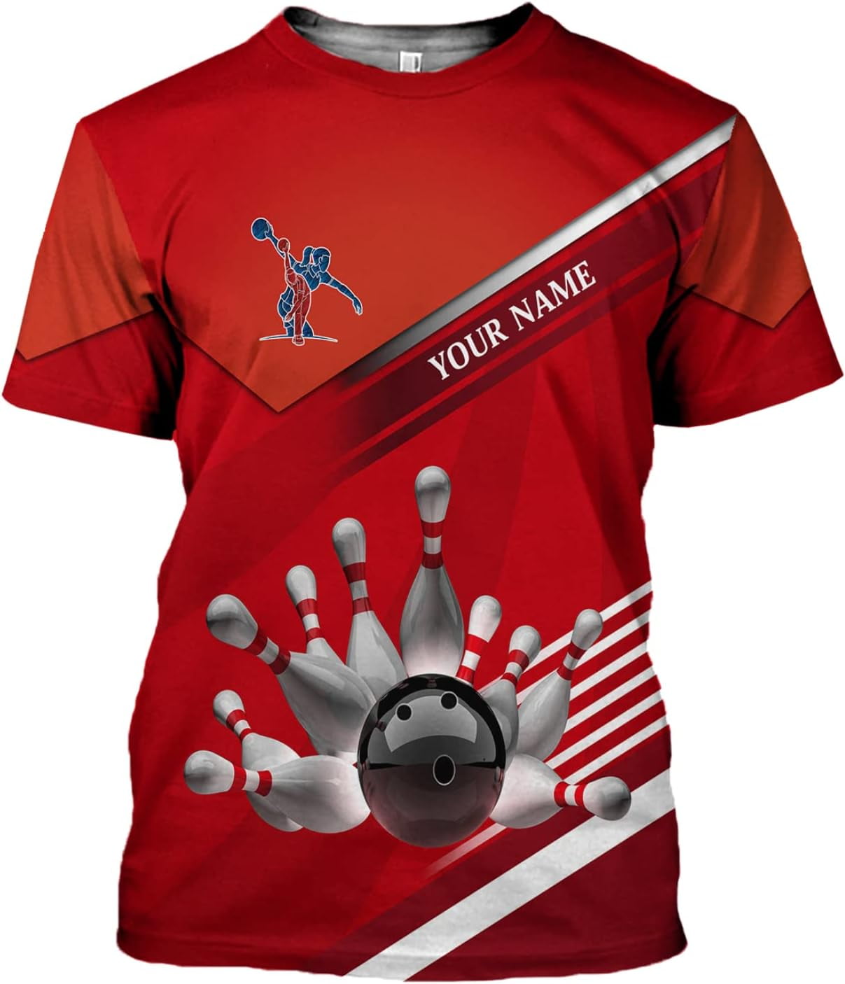 Personalized Name Bowling Shirts for Women 3D, Bowling Shirts with Name ...