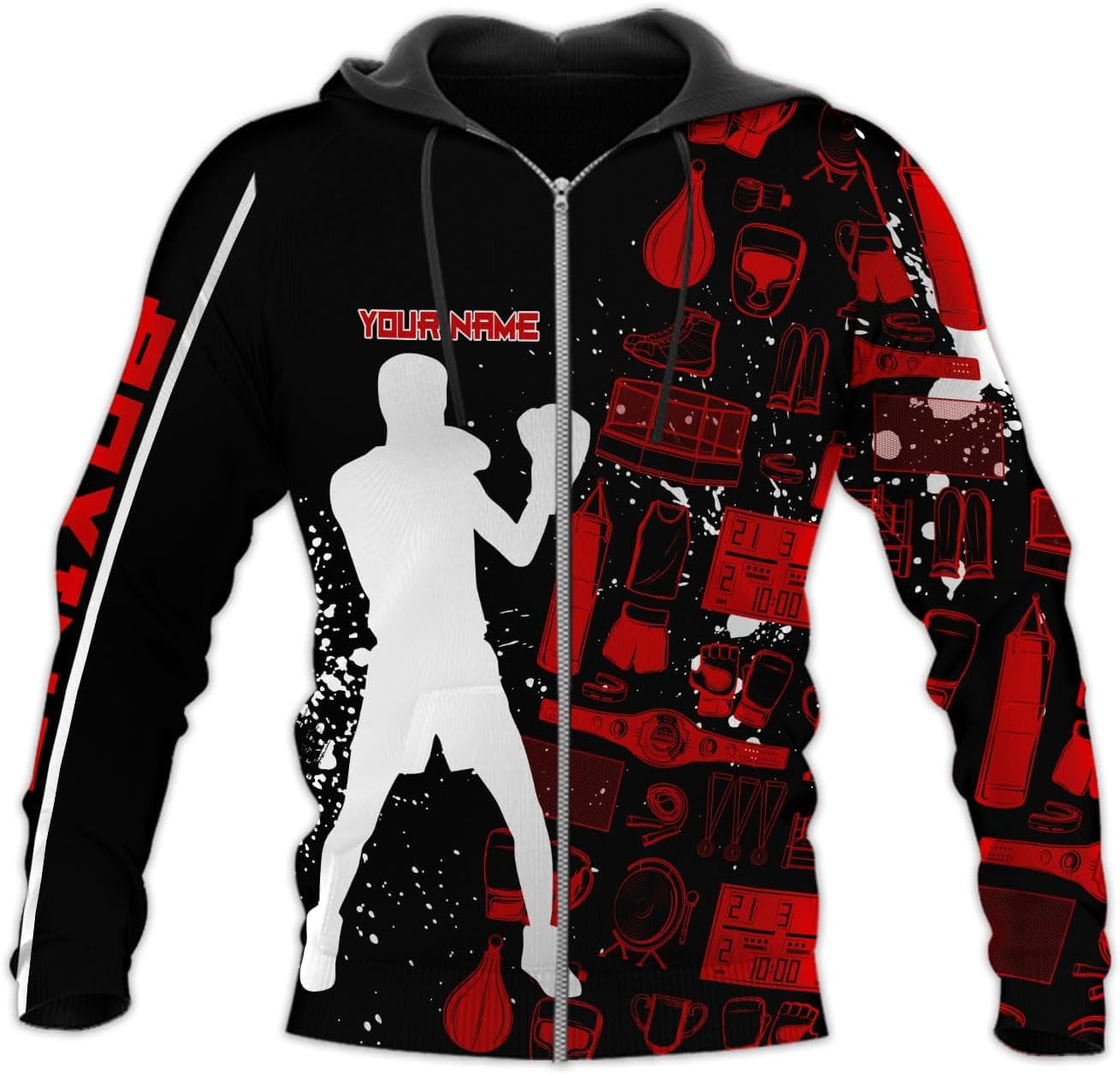 Personalized Boxing 3D Shirt, Boxing Shirts for Men Boxing T Shirts ...