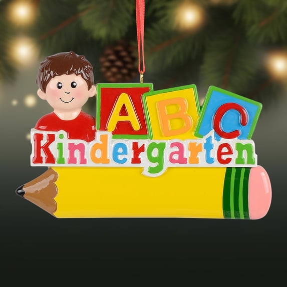 Personalized Boy Ornament Custom with Name & Photo 2025 | School Year ...