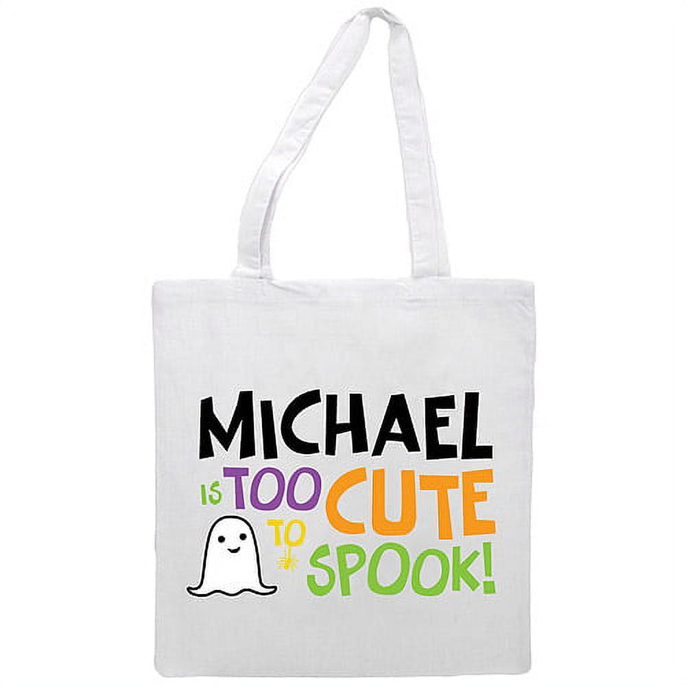 Personalized Boy's Too Cute To Spook Treat Bag - Walmart.com