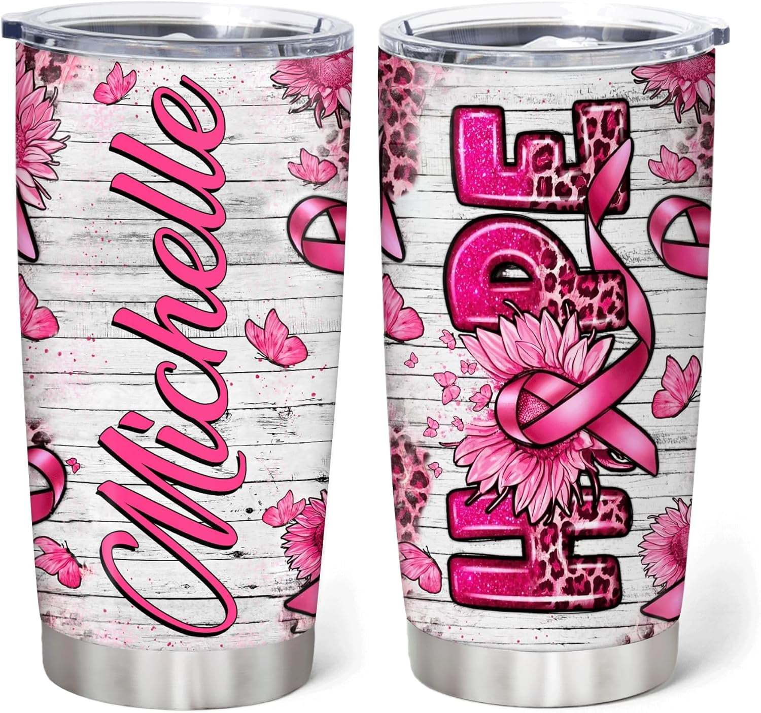 Personalized Breast Cancer Awareness Gifts For Women - Custom Name ...