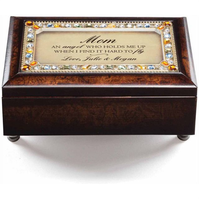 Personalized Brown Musical Keepsake Box For Her - Walmart.com