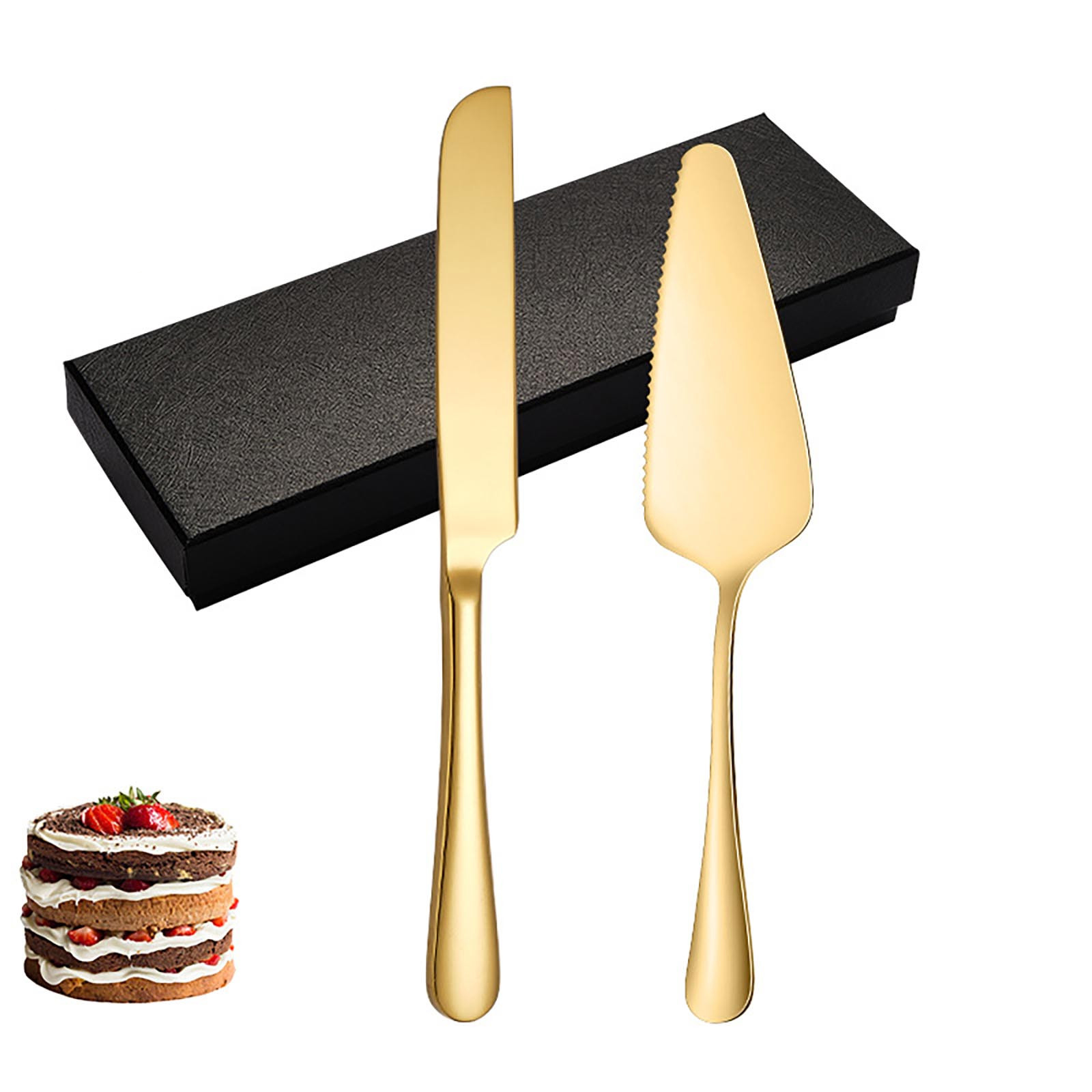 Personalized Cake Cutting Set for Wedding, Stainless Steel Cake Knife ...
