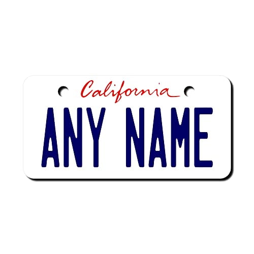 - Personalized California License Plate - Aluminum Name, Text or Number ...