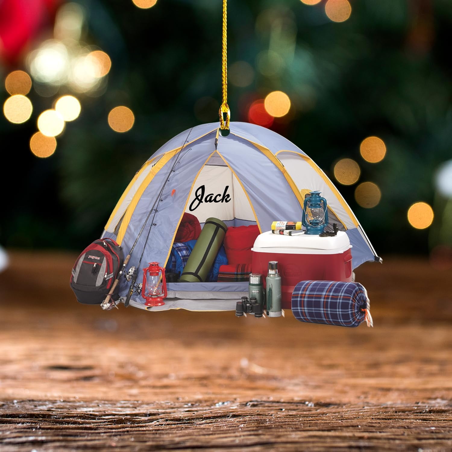 Personalized Camper Ornament Custom Camping Ornament, Tent Ornament RV ...