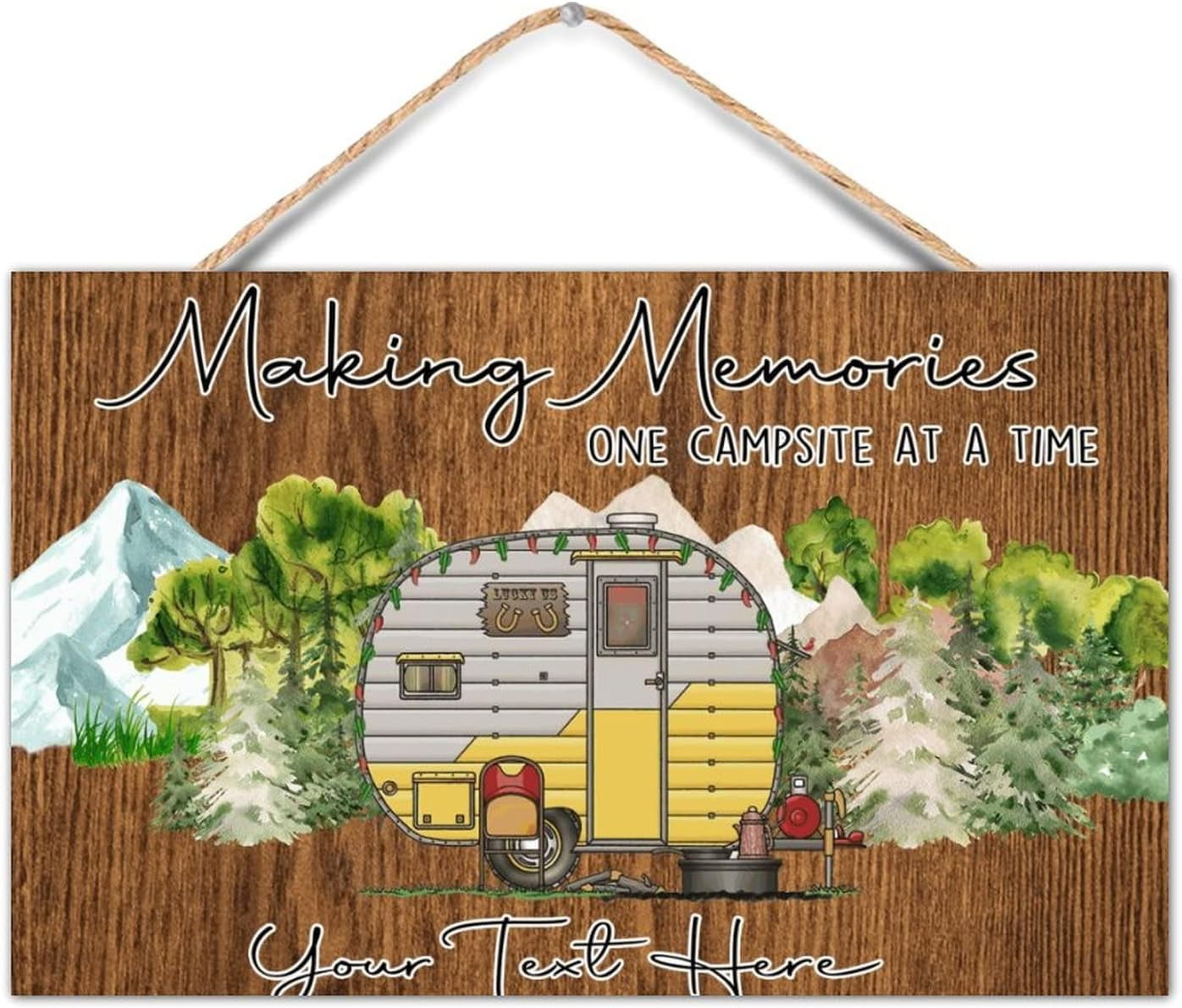 Personalized Camper Sign Making Memories One Campsite at a Time Signs ...