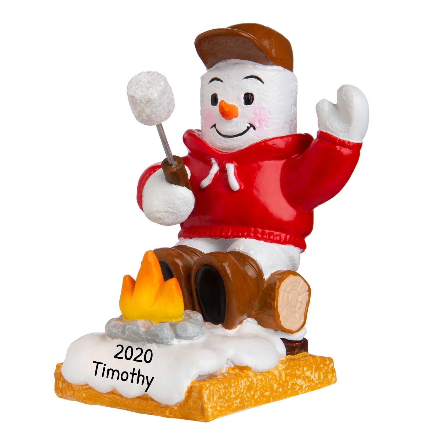 Personalized Campfire Ornament - Smores Ornaments 2024, Marshmallow ...