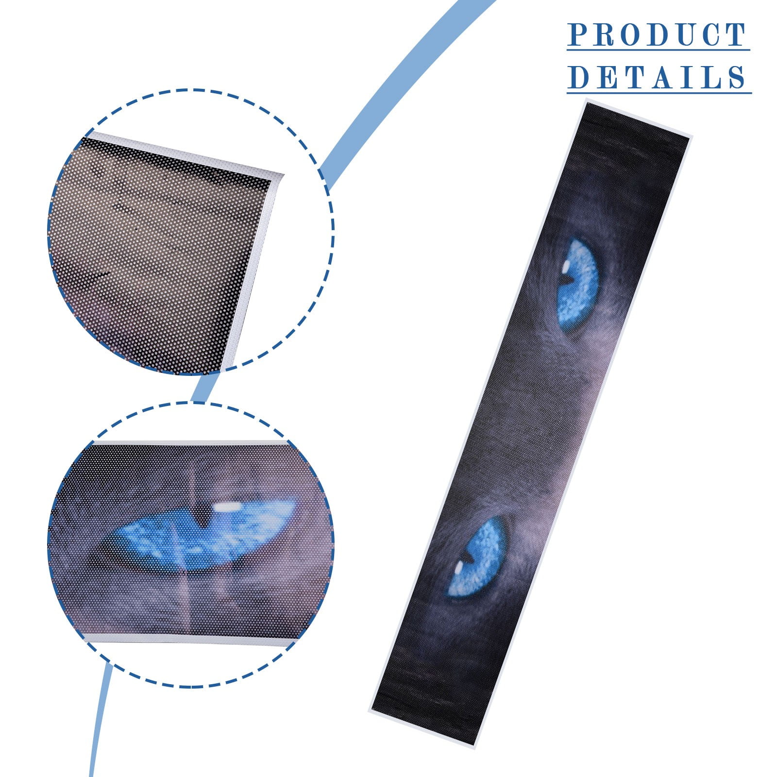 Personalized Car Windshield Sticker Decals Universal 3D Sunshade Wolf ...