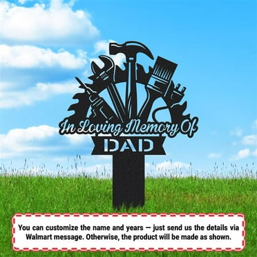 Metal DAD'S GARAGE Tin Sign, Wall Decor for Pop Pop's Shop/Dads Shed ...