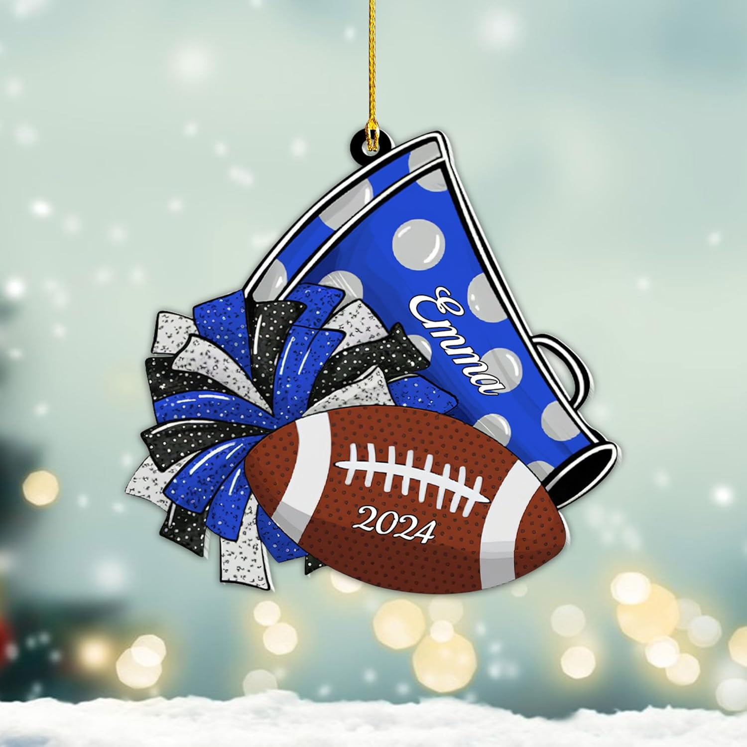 Personalized Cheerleader Christmas Ornament 2025, Cheerleading Stuff ...