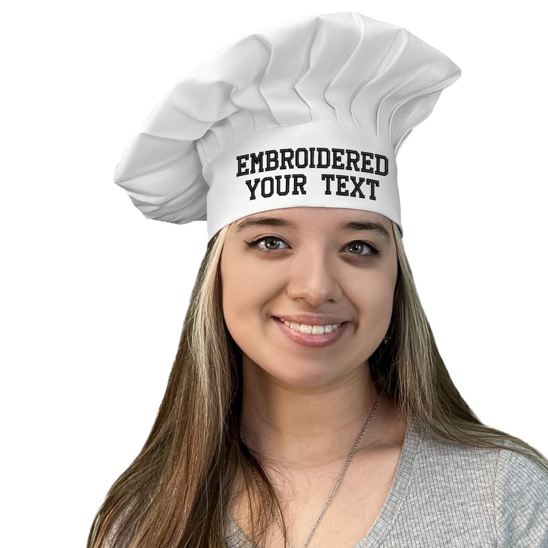Personalized Chef Hat - Custom Embroidery, add your Name or Text ...